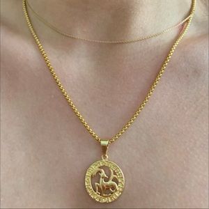 Jewelry | New 18k Gold M Necklace | Poshmark